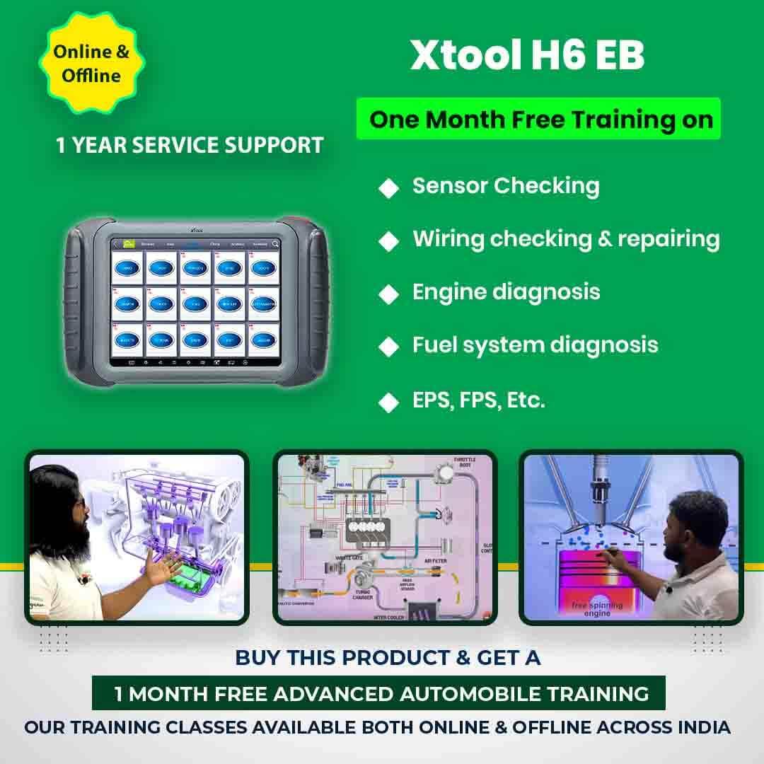 Xtool H6 EB + Free Advanced Automobile Training. – Indian Automobile Doctor